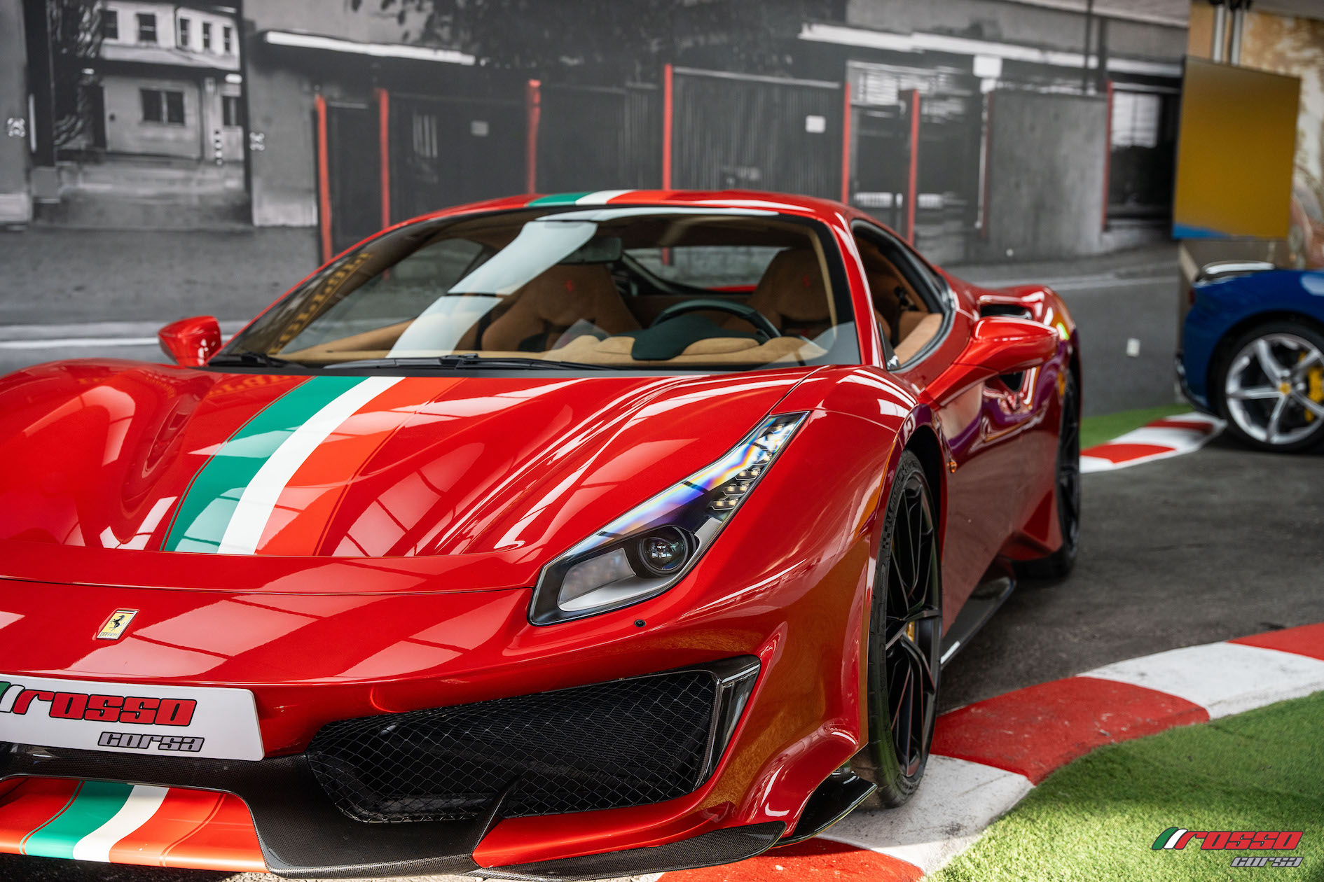Amazing red Ferrari 488 Pista for sale