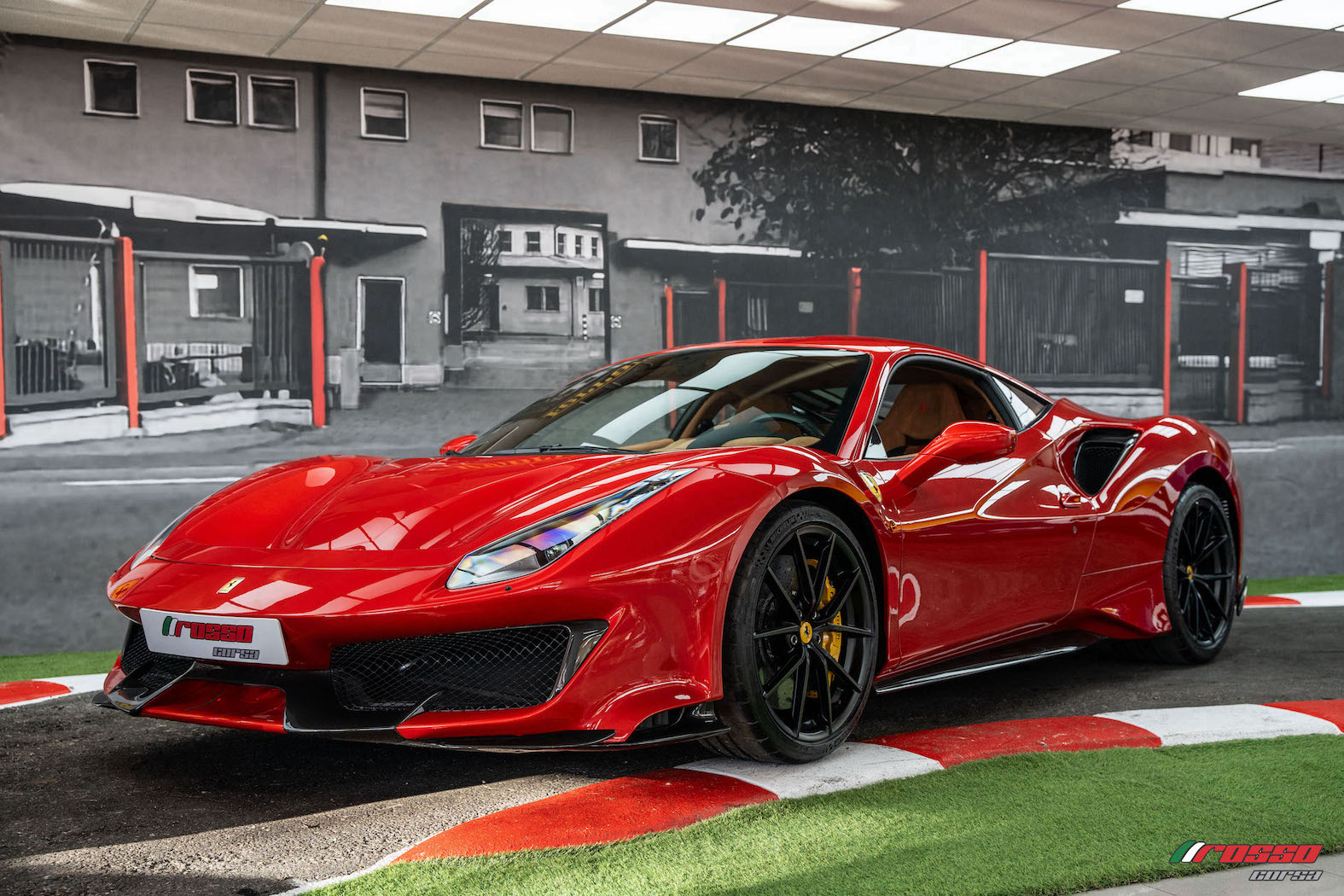 Luxury red Formula 1 Ferrari 488 Pista for sale