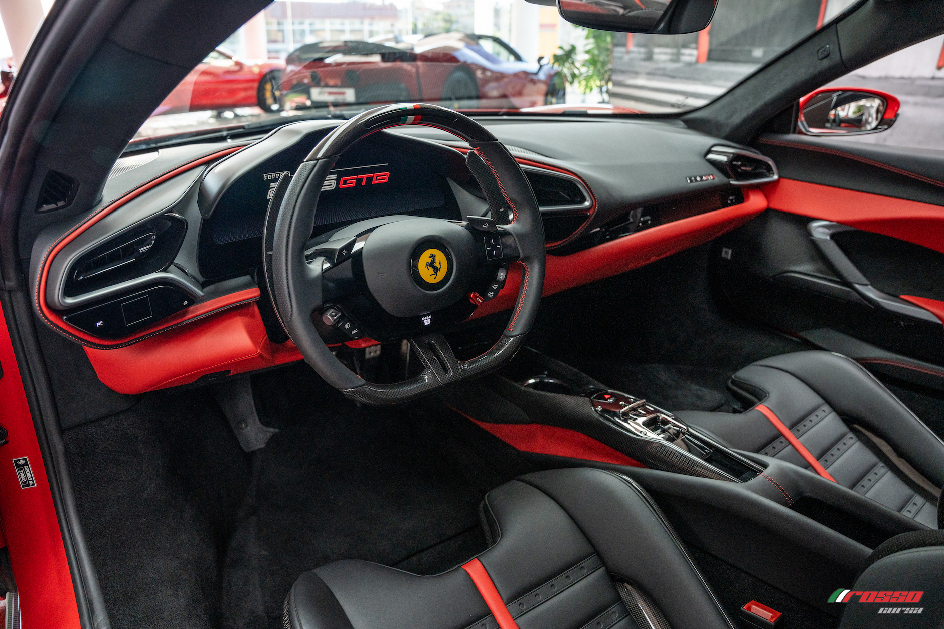 Luxury red Ferrari 296 GTB Hybrid now for sale