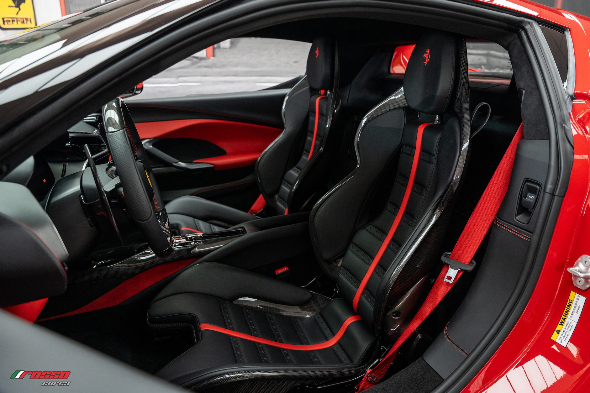 Luxury red Ferrari 296 GTB Hybrid now for sale