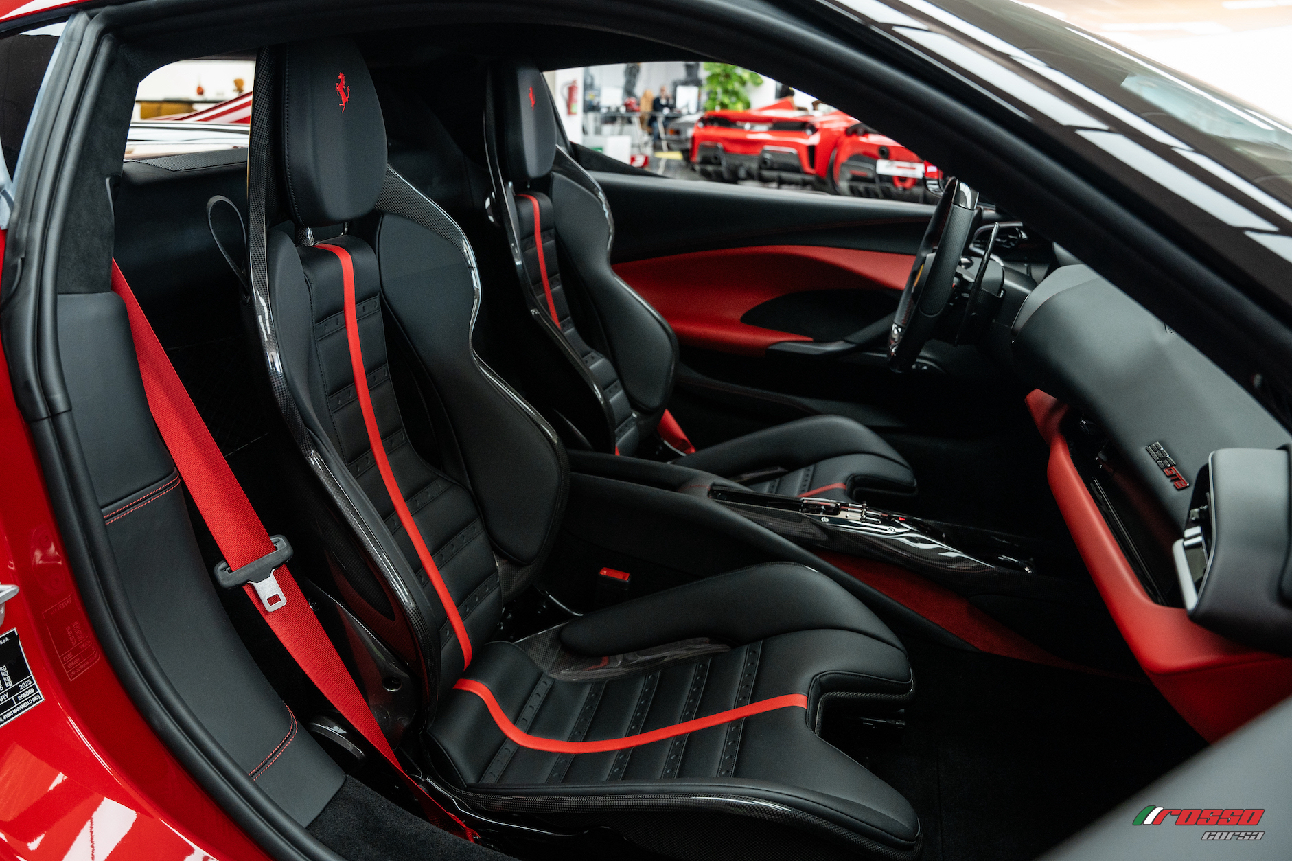 Luxury red Ferrari 296 GTB Hybrid now for sale