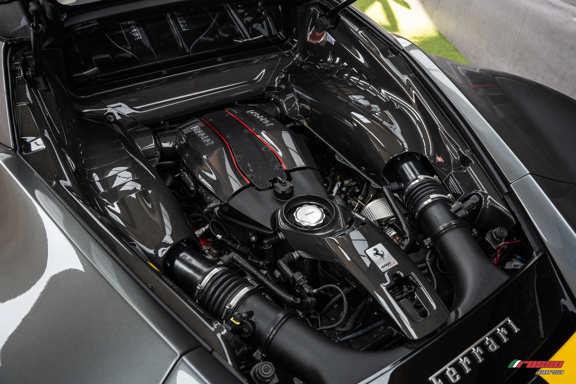 Captivating Grigio Silverstone Ferrari 488 Pista for sale