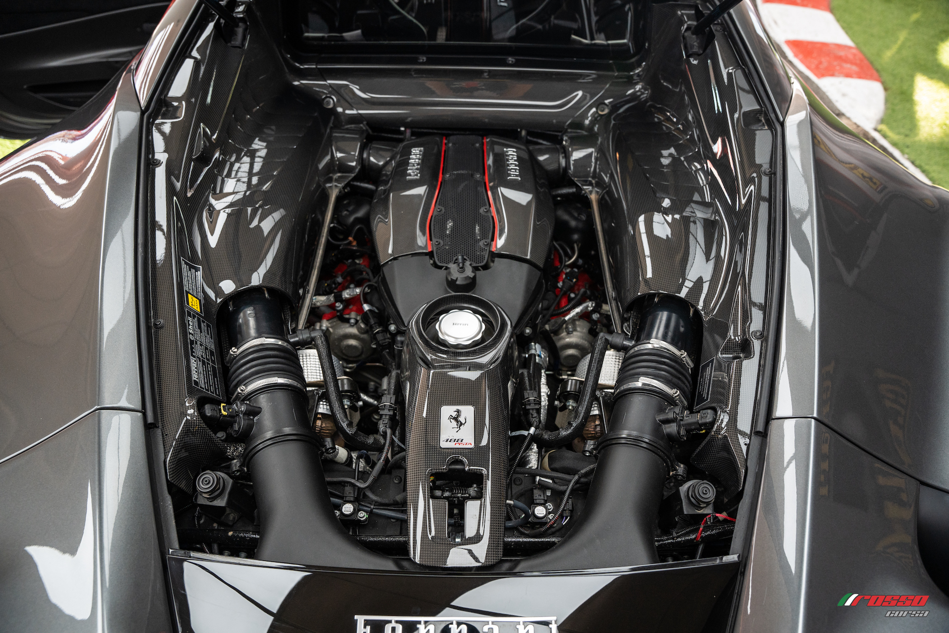 Captivating Grigio Silverstone Ferrari 488 Pista for sale