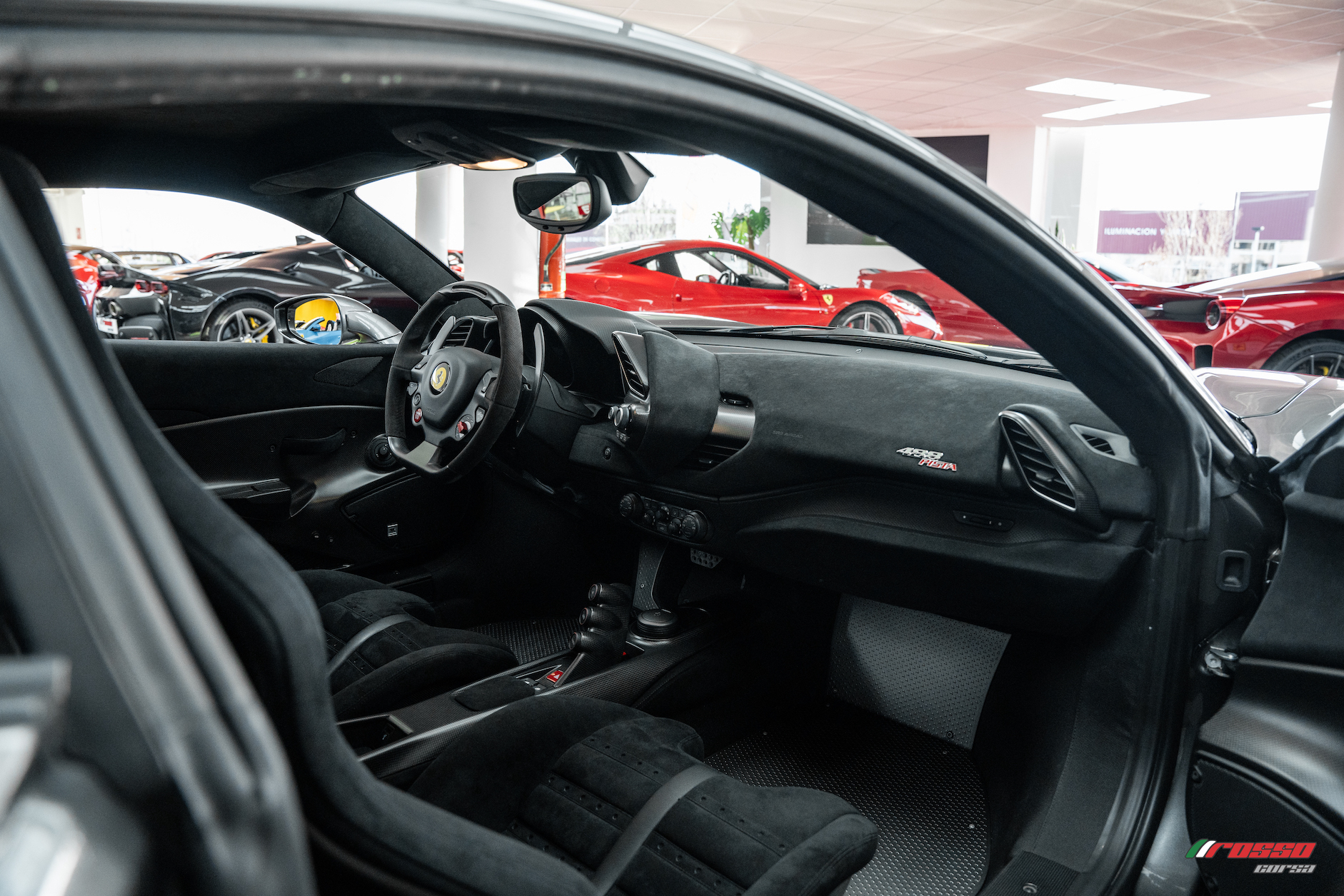 Captivating Grigio Silverstone Ferrari 488 Pista for sale