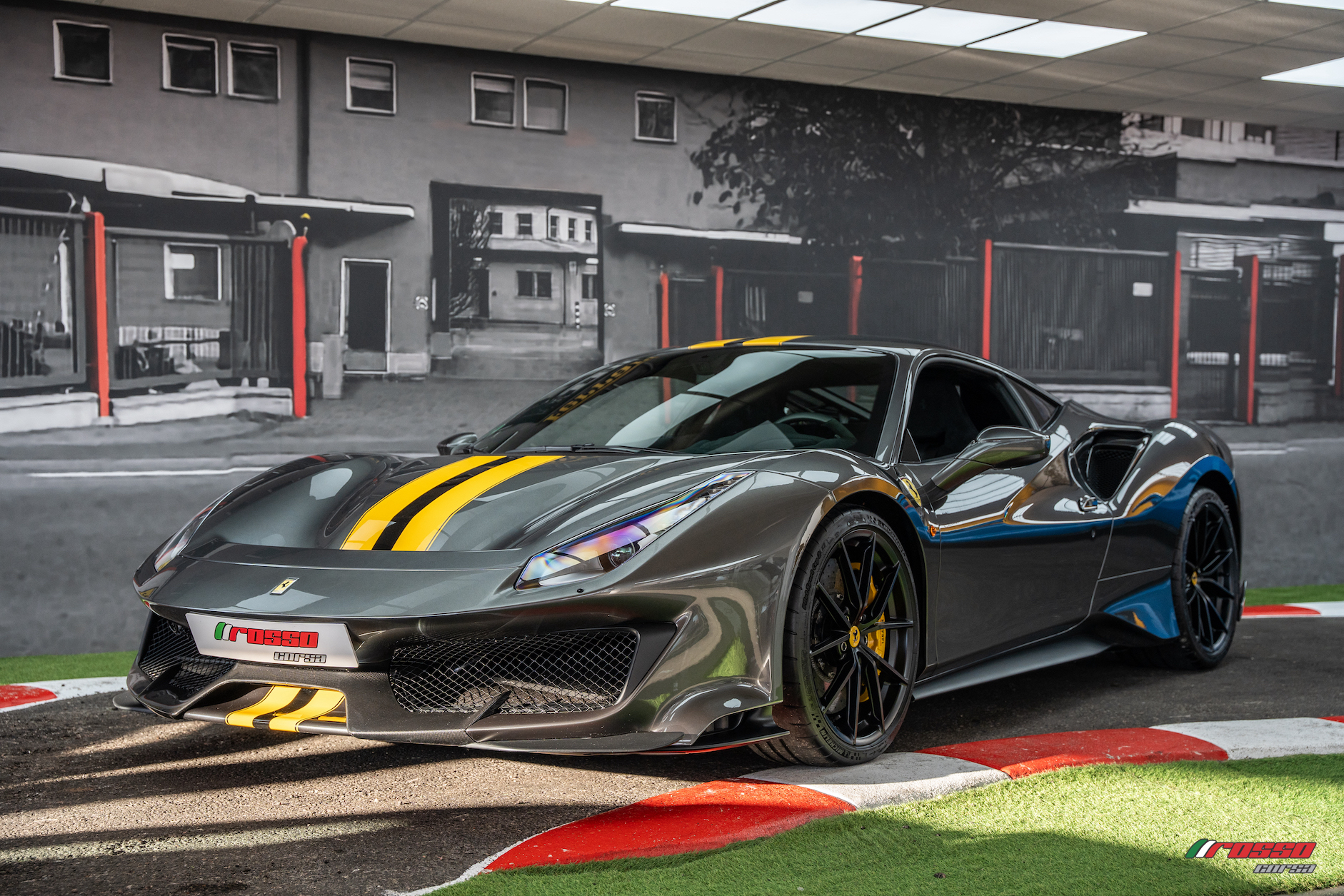 Captivating Grigio Silverstone Ferrari 488 Pista for sale